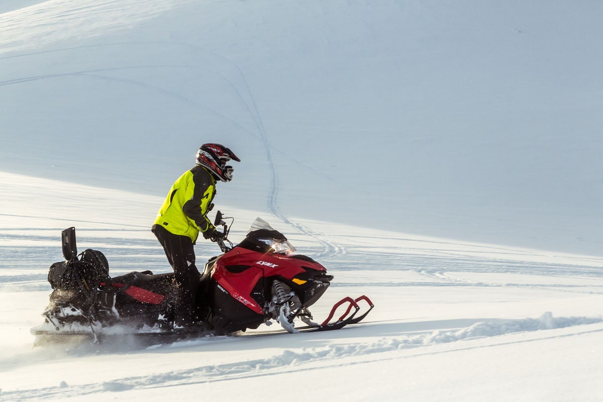 Exciting 4.5-Hour Langjokull Snowmobile and Ice Caving Tour from Skjol ...