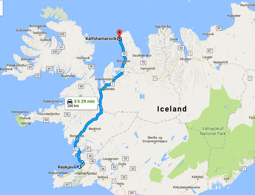 Kálfshamarsvík - extraordinary Basalt Columns at Skagi in North-Iceland ...