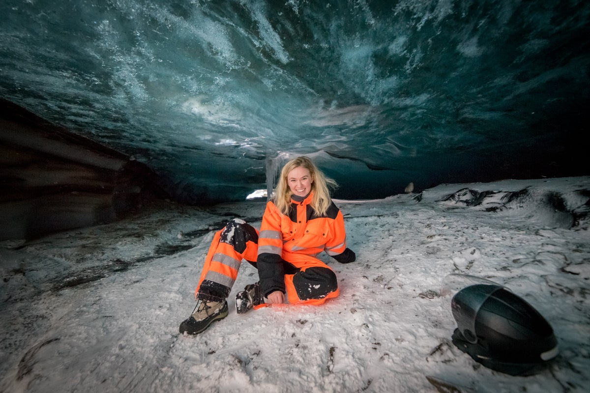Exciting 4.5-Hour Langjokull Snowmobile and Ice Caving Tour from Skjol ...