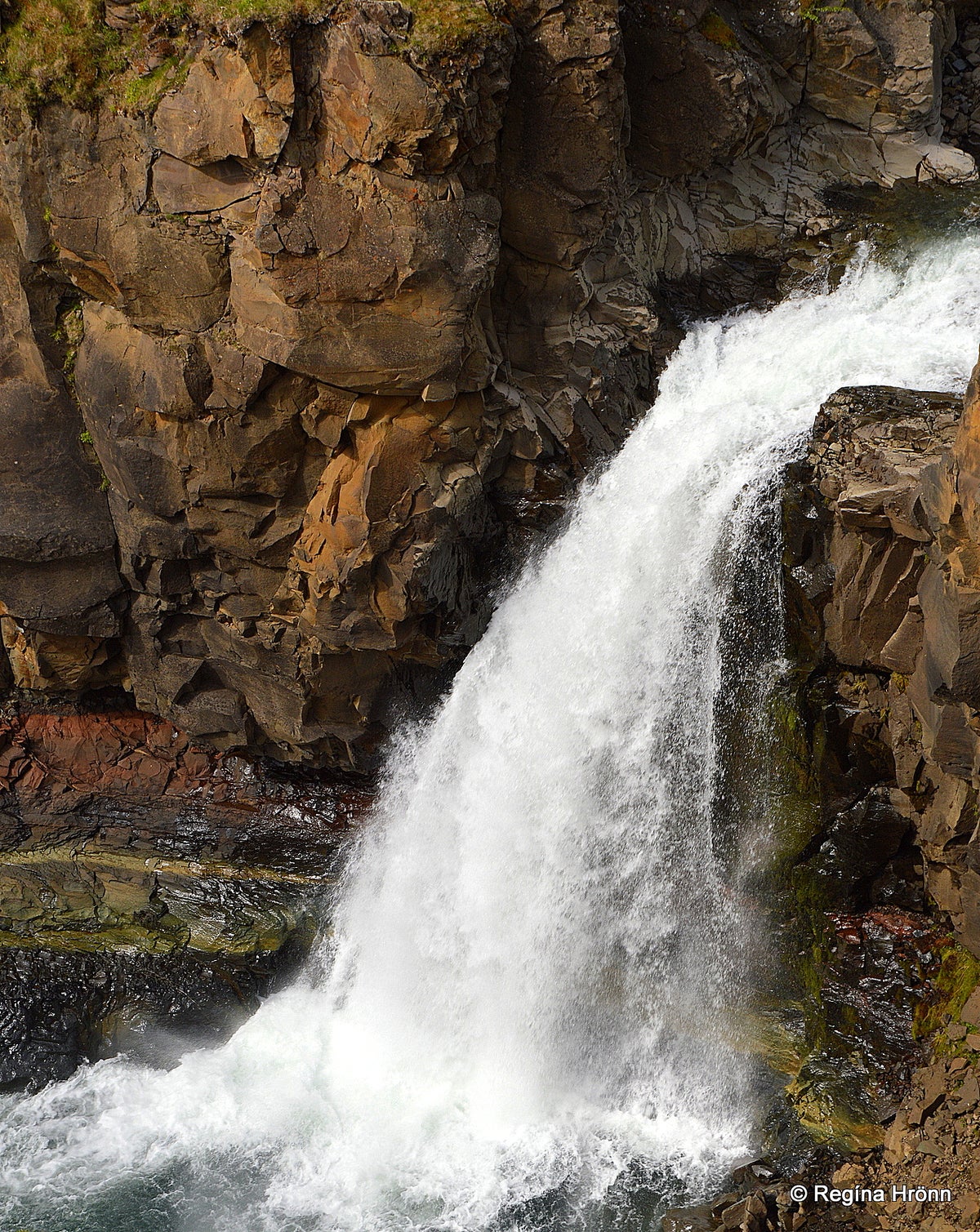 The majestic Hengifoss and Litlanesfoss Waterfalls in East Iceland ...