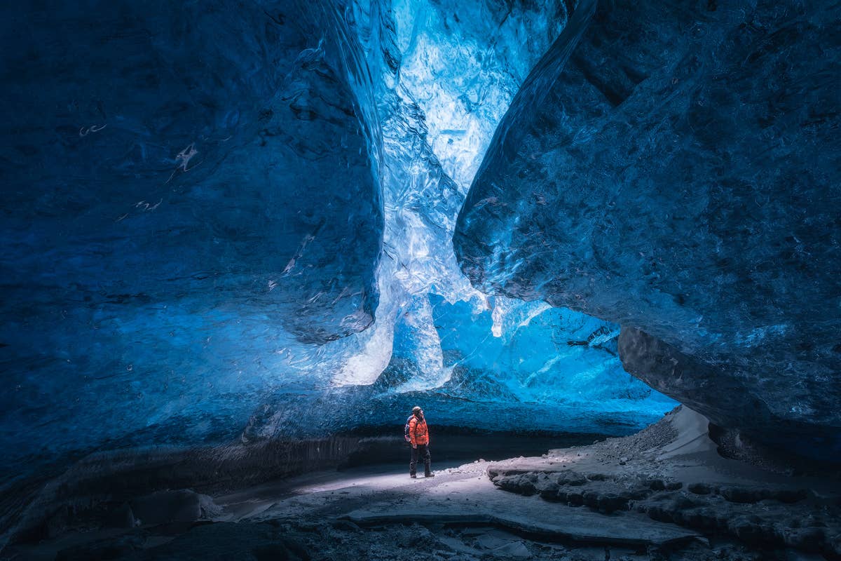 The Crystal Blue Ice Cave Tour in Vatnajokull Glacier - Starting from ...