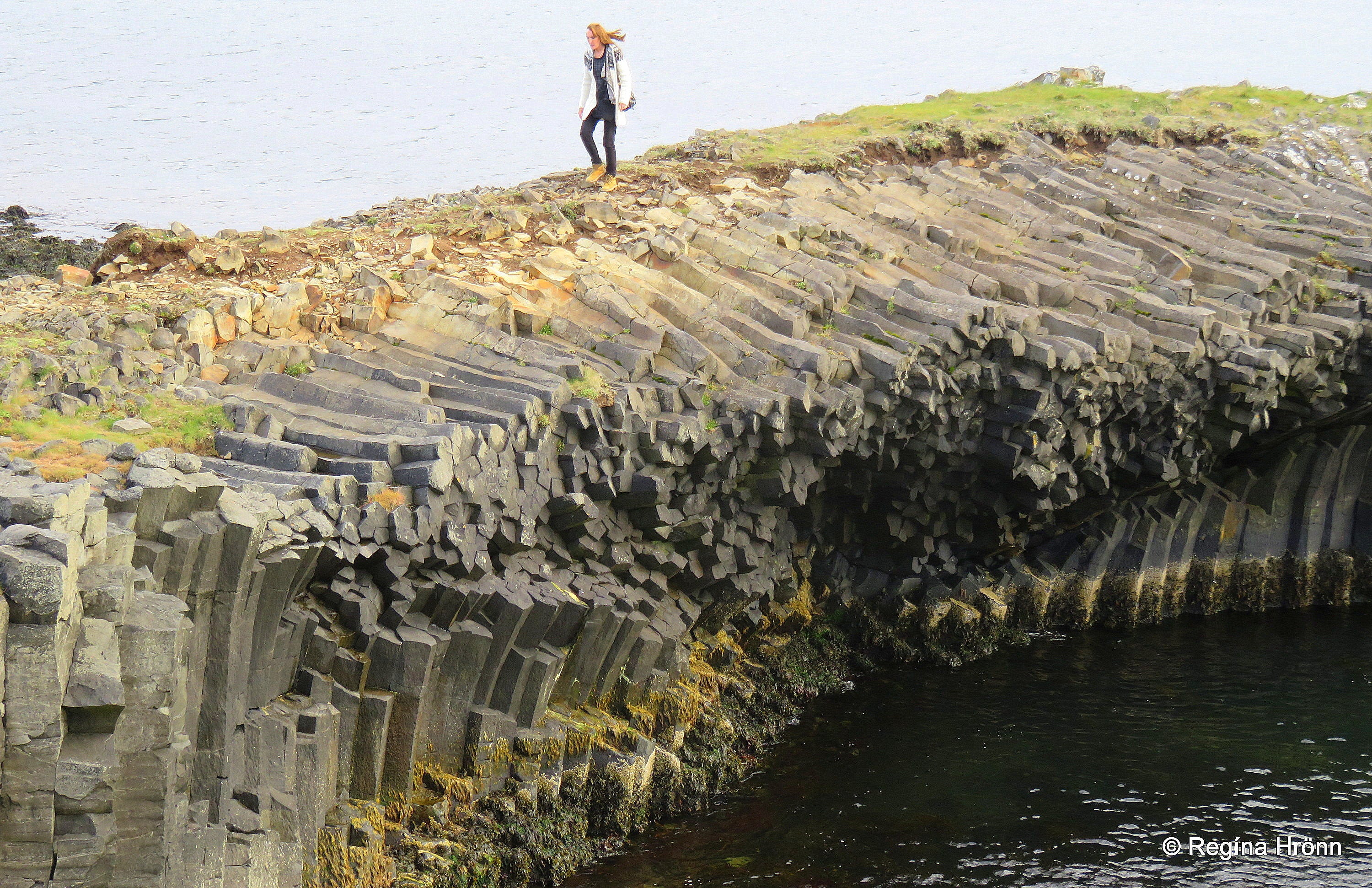 Kálfshamarsvík - extraordinary Basalt Columns at Skagi in North Iceland ...