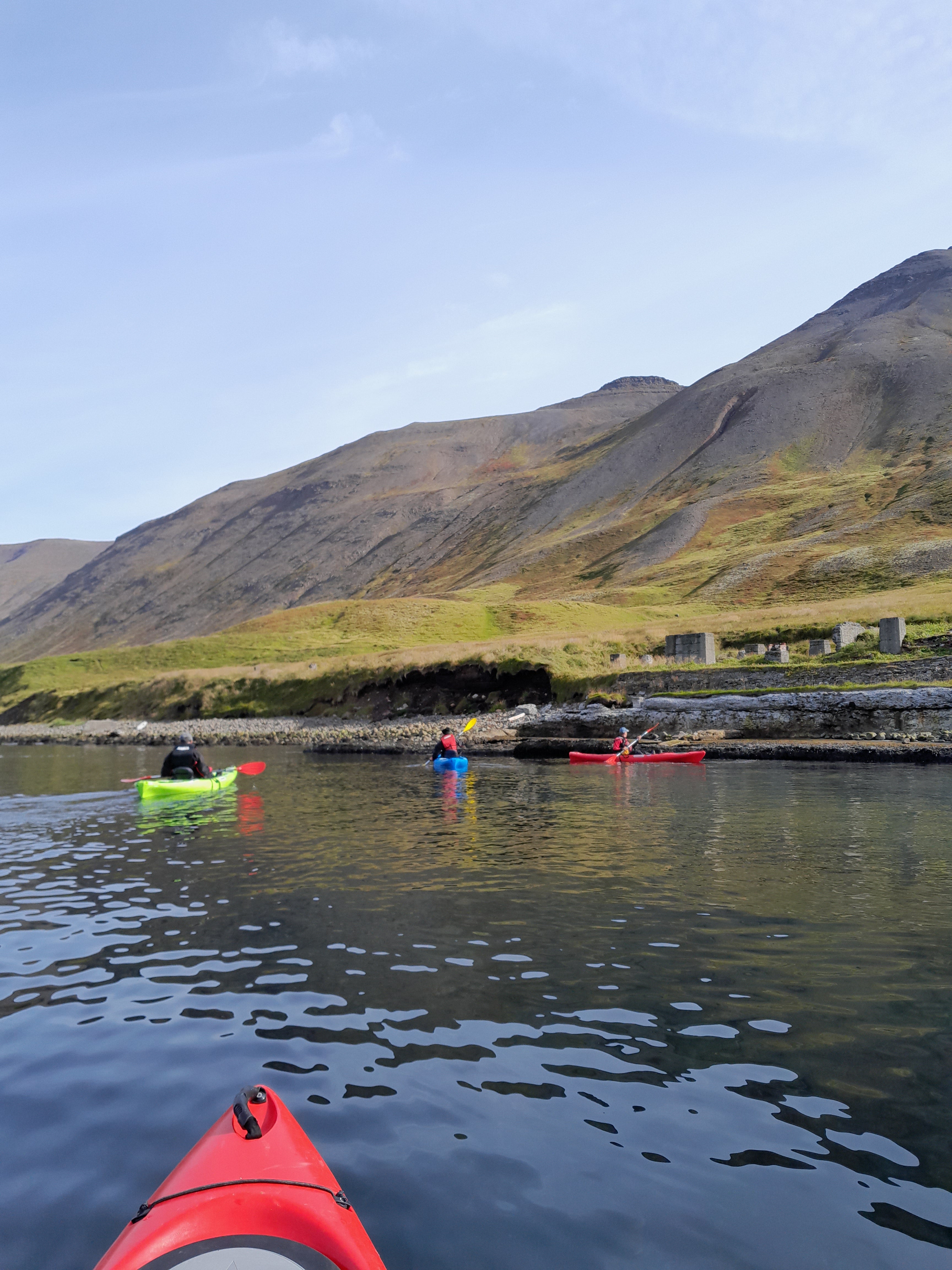 Leisurely Kayaking Tour of the Siglufjordur Fjord in North Iceland ...